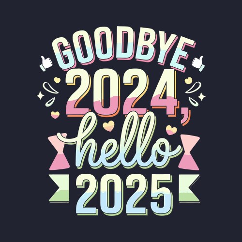 Hello 2025 Vector Images (over 130)