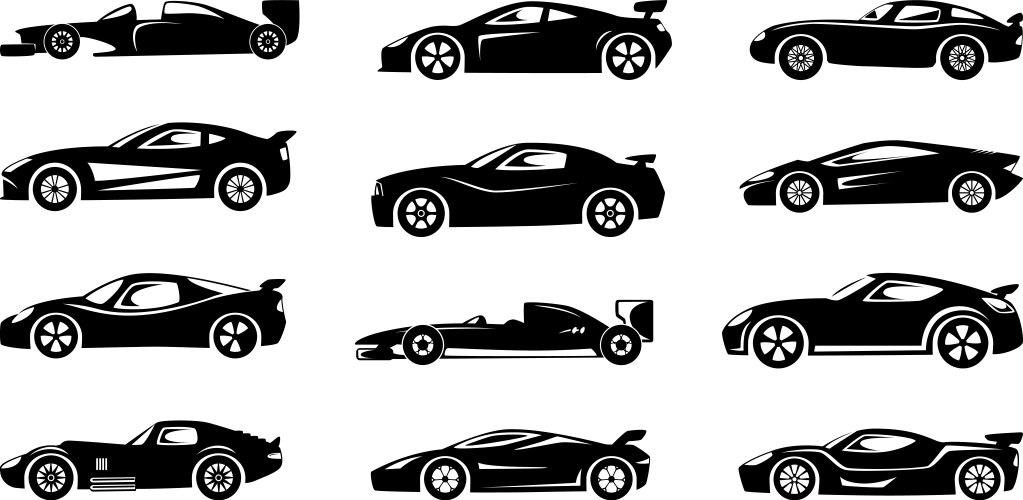 Race Car Silhouette Vector Images (over 28,000)