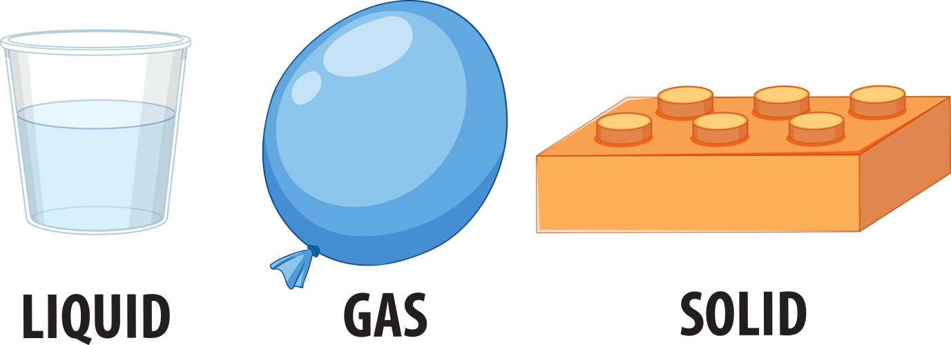 Diffusion experiment with water in glasses Vector Image