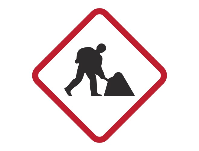 Traffic sign art Royalty Free Vector Image - VectorStock