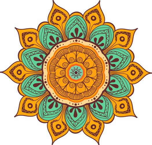 Indian mandala seamless pattern Royalty Free Vector Image Indian mandala seamless pattern Royalty Free Vector Image