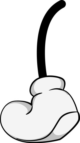 Cute cartoon leg Royalty Free Vector Image - VectorStock