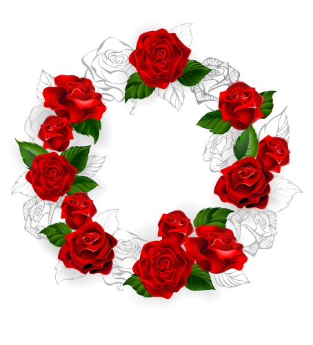 Roses Circle Vector Images (over 17,000)