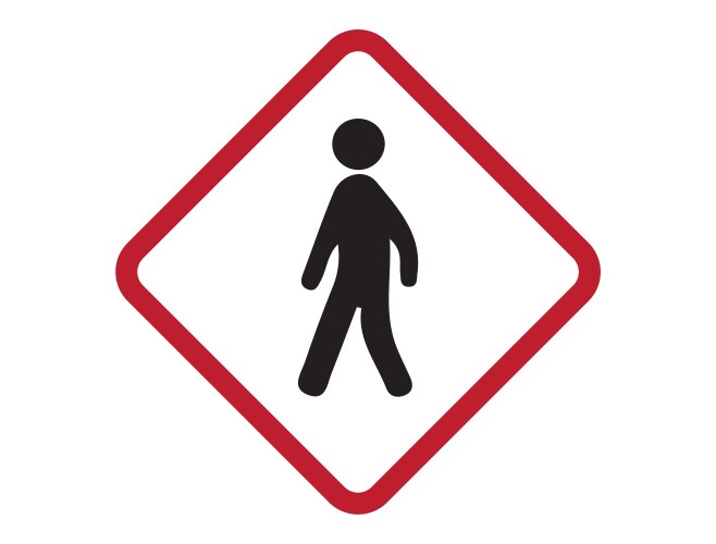 Traffic sign art Royalty Free Vector Image - VectorStock