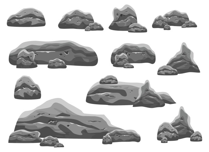 Stone Boulder Clipart Vector Images (over 460)