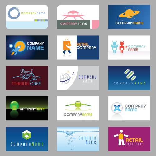 Business cards Royalty Free Vector Image - VectorStock