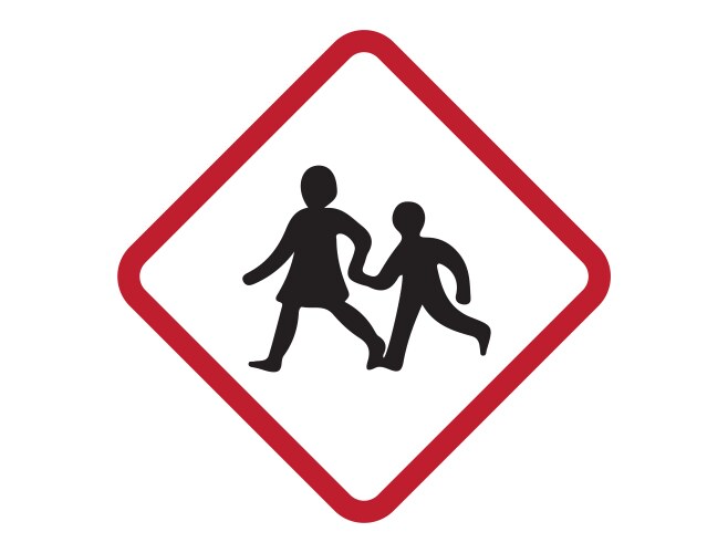 Traffic sign art Royalty Free Vector Image - VectorStock