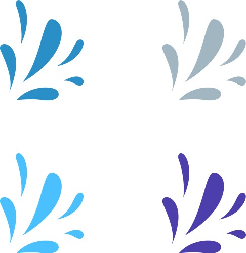 Ocean wave sign symbol logo Royalty Free Vector Image