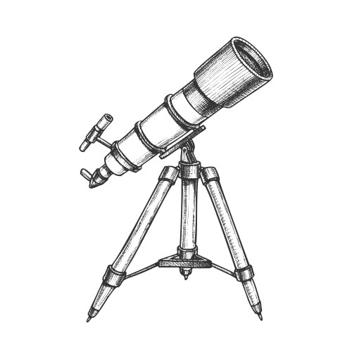 Telescope Royalty Free Vector Image - VectorStock