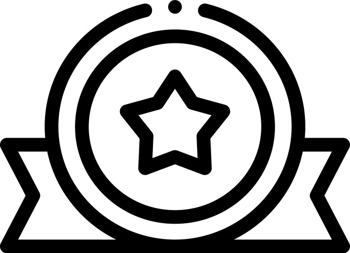 Best mom icon thin linear style design isolated Vector Image