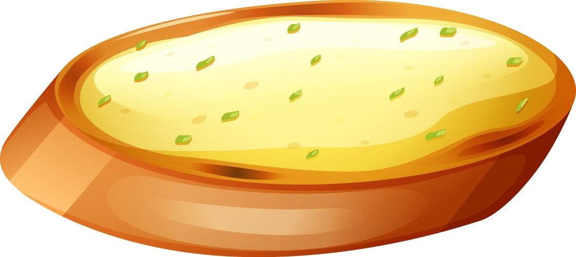 Garlic Bread with Cheese Vector Images (over 390)