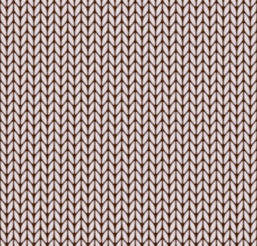 Knitted pattern Royalty Free Vector Image - VectorStock