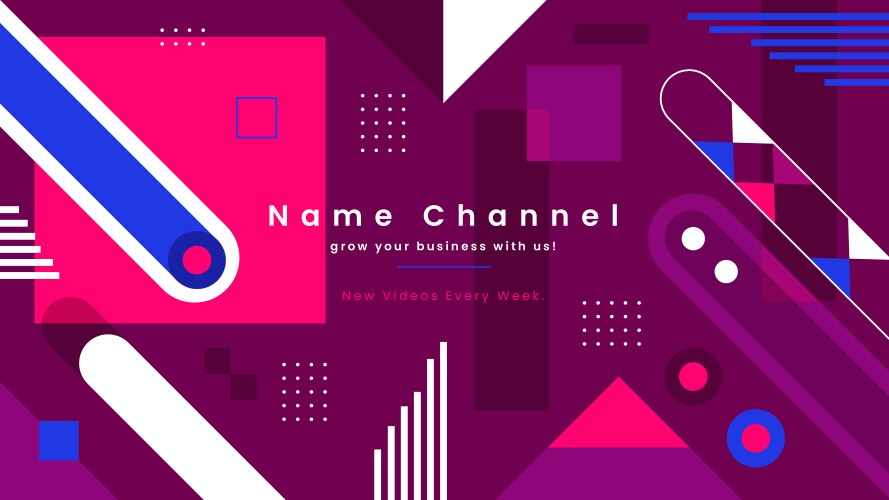 Youtube Banner Template Vector Images (over 1,000)