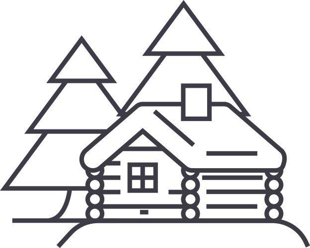 Log Cabin Vector Images (over 2,400)