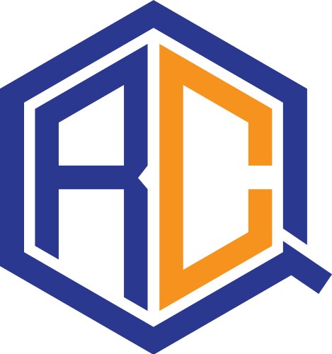 Qrc logo design template Royalty Free Vector Image