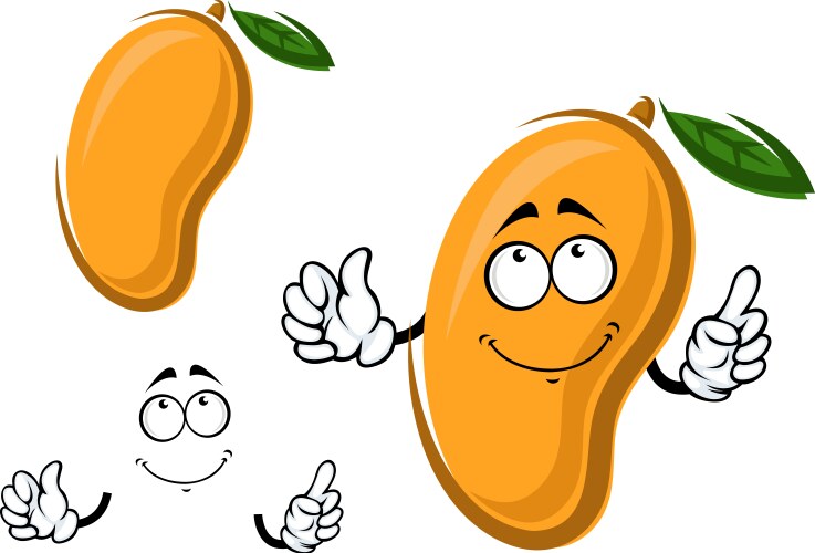 Peach fruit cartoon Royalty Free Vector Image - VectorStock