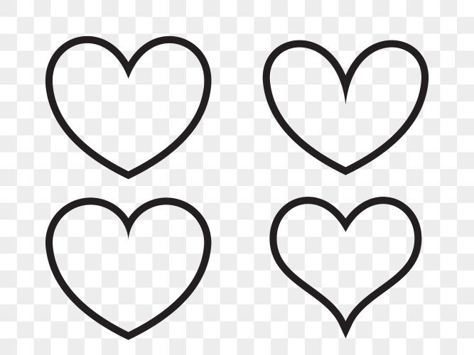 Heart logo infinity loop icon Royalty Free Vector Image