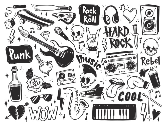 Punk Rock Vector Images (over 9,600)