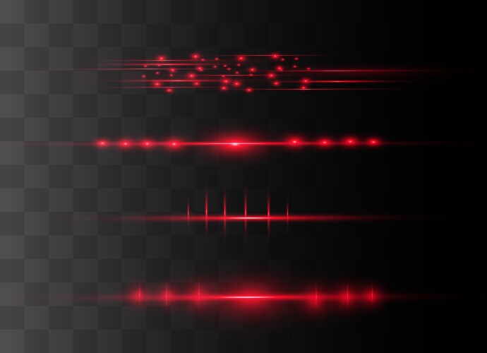 Blue horizontal glare Royalty Free Vector Image