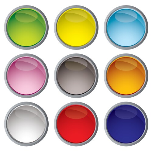 Colorful icon balls Royalty Free Vector Image - VectorStock