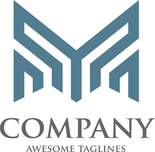 Business corporate abstract unity logo Royalty Free Vector