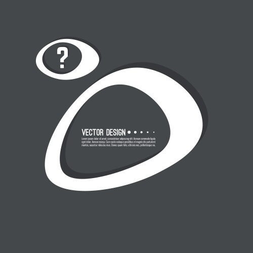 Continuous one line question mark drawn concept Vector Image