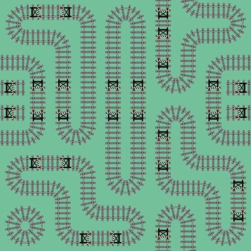 Railroad Tracks Abstract Vector Images (over 1,500)