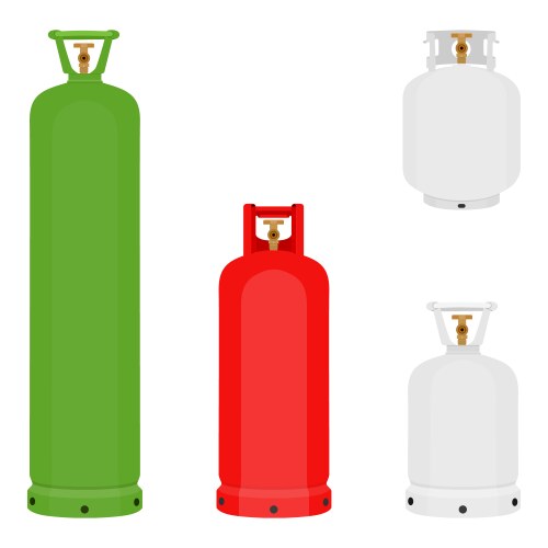 Gas cylinder Royalty Free Vector Image - VectorStock