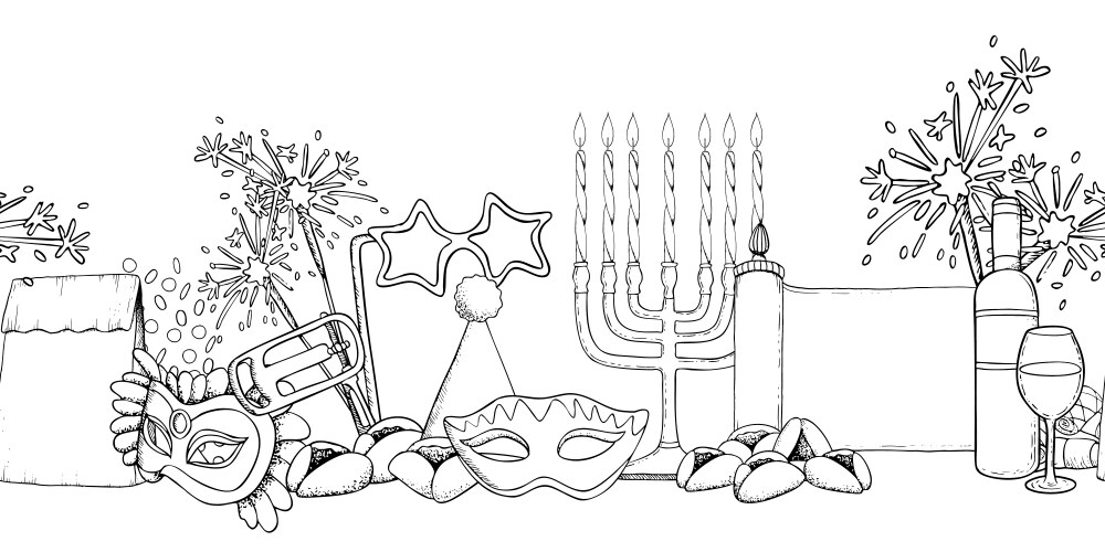 Jewish Border Clip Art