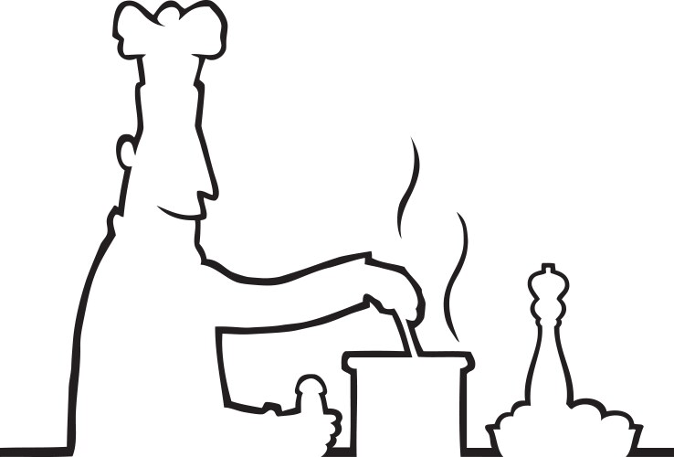 Chef Cooking Drawing Vector Images (over 17,000)