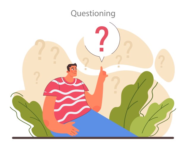 Curiosity set inquisitiveness and openness to new Vector Image