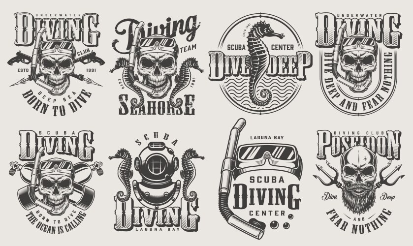 Scuba Diving Logo Vector Images (over 3,900)