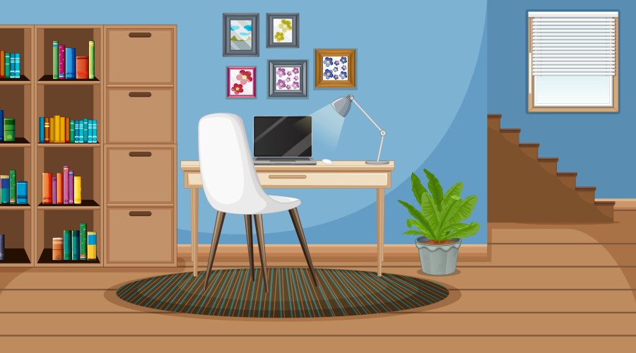 Sofas and table Royalty Free Vector Image - VectorStock