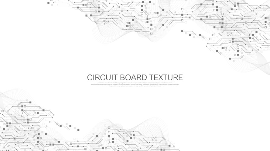 Tech grey futuristic concept abstract background Vector Image