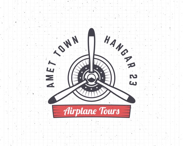 Retro Plane Logos Vector Images (over 3,000)