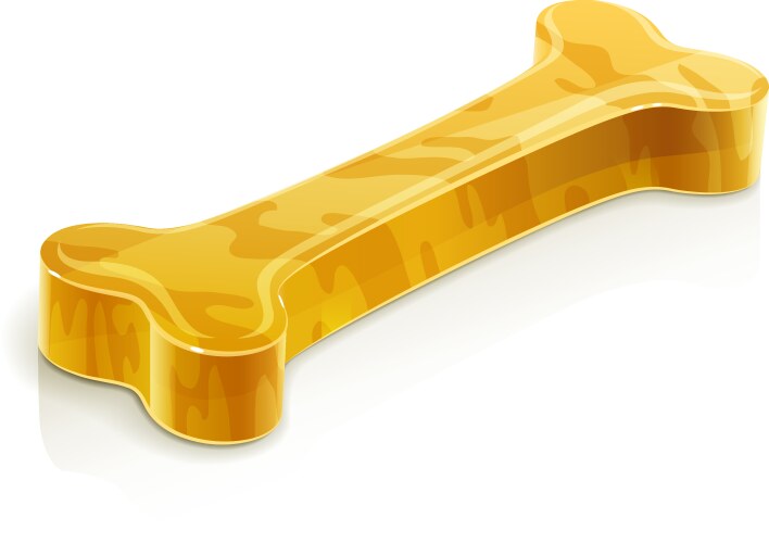 Dog bone Royalty Free Vector Image - VectorStock