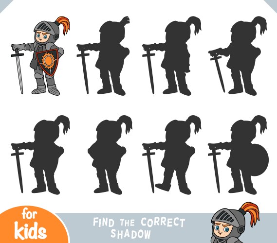 Educational Kids Shadow Vector Images (over 9,600)