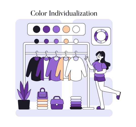 Personalization flat Royalty Free Vector Image