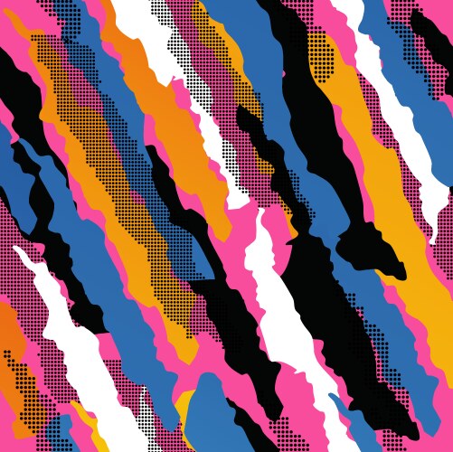 Retro 80s seamless pattern background Royalty Free Vector