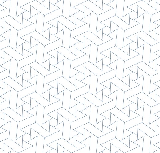 Geometric interlaced pattern Royalty Free Vector Image