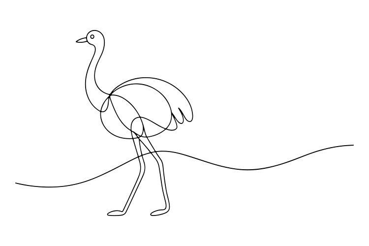 Caves continuous line art on white background Vector Image