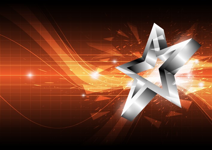 Shiny star background design Royalty Free Vector Image