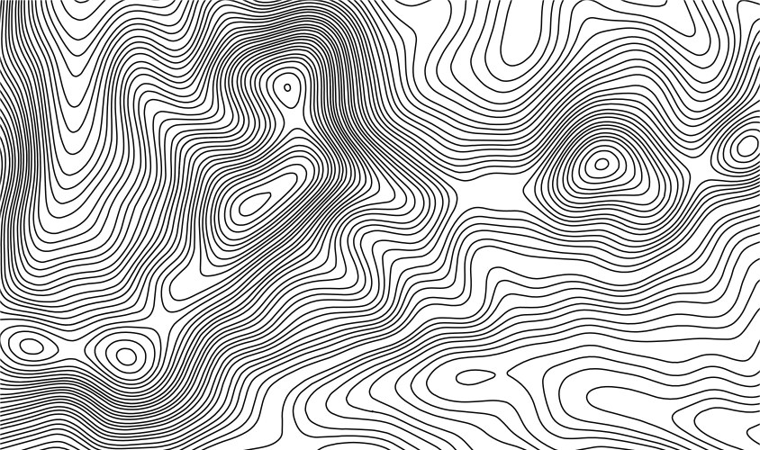 Topographic map contour background topo Royalty Free Vector