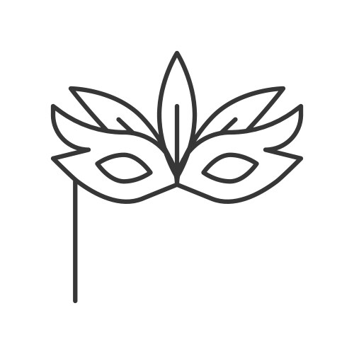 Beautiful masquerade mask Royalty Free Vector Image