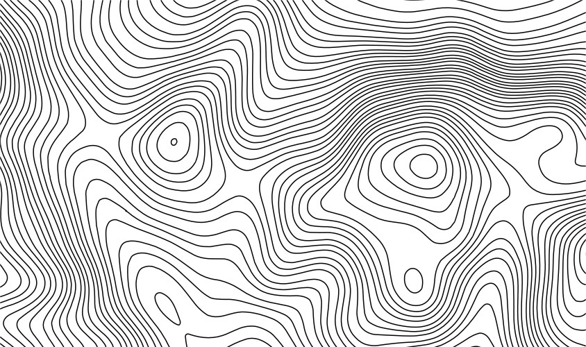 Topographic map contour background topo Royalty Free Vector