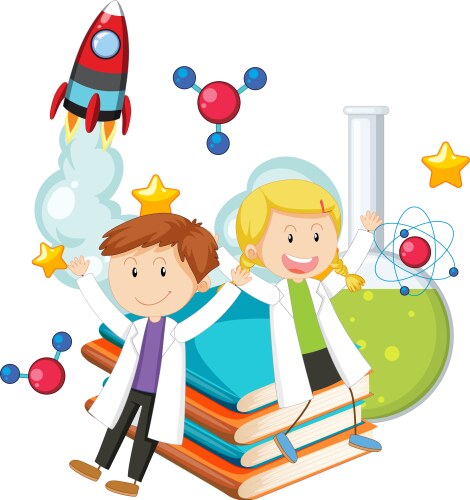 Famous scientists characters set Royalty Free Vector Image
