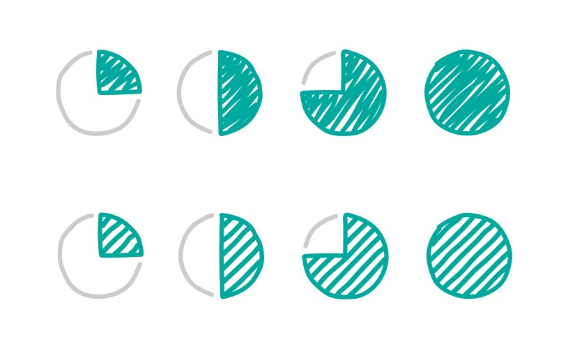 Half Pie Chart Vector Images (over 410)