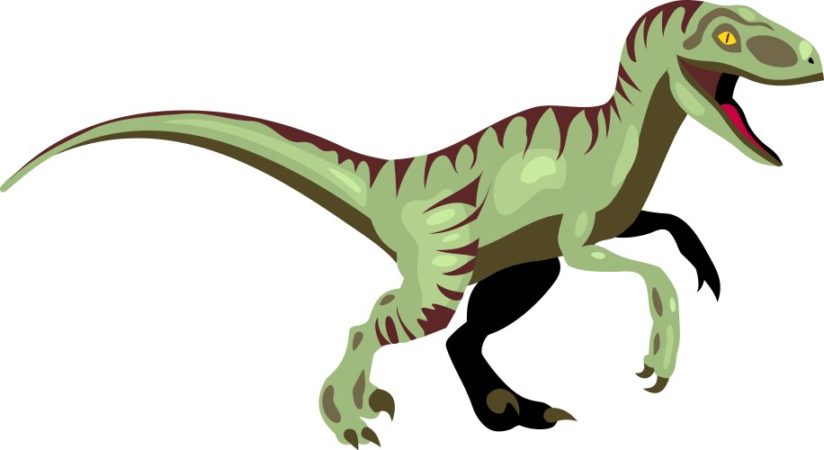 Schattige Velociraptor Cartoon