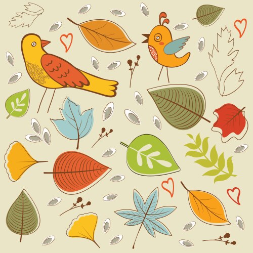 Autumn background Royalty Free Vector Image - VectorStock