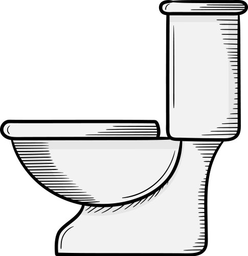 Toilet icon design template Royalty Free Vector Image